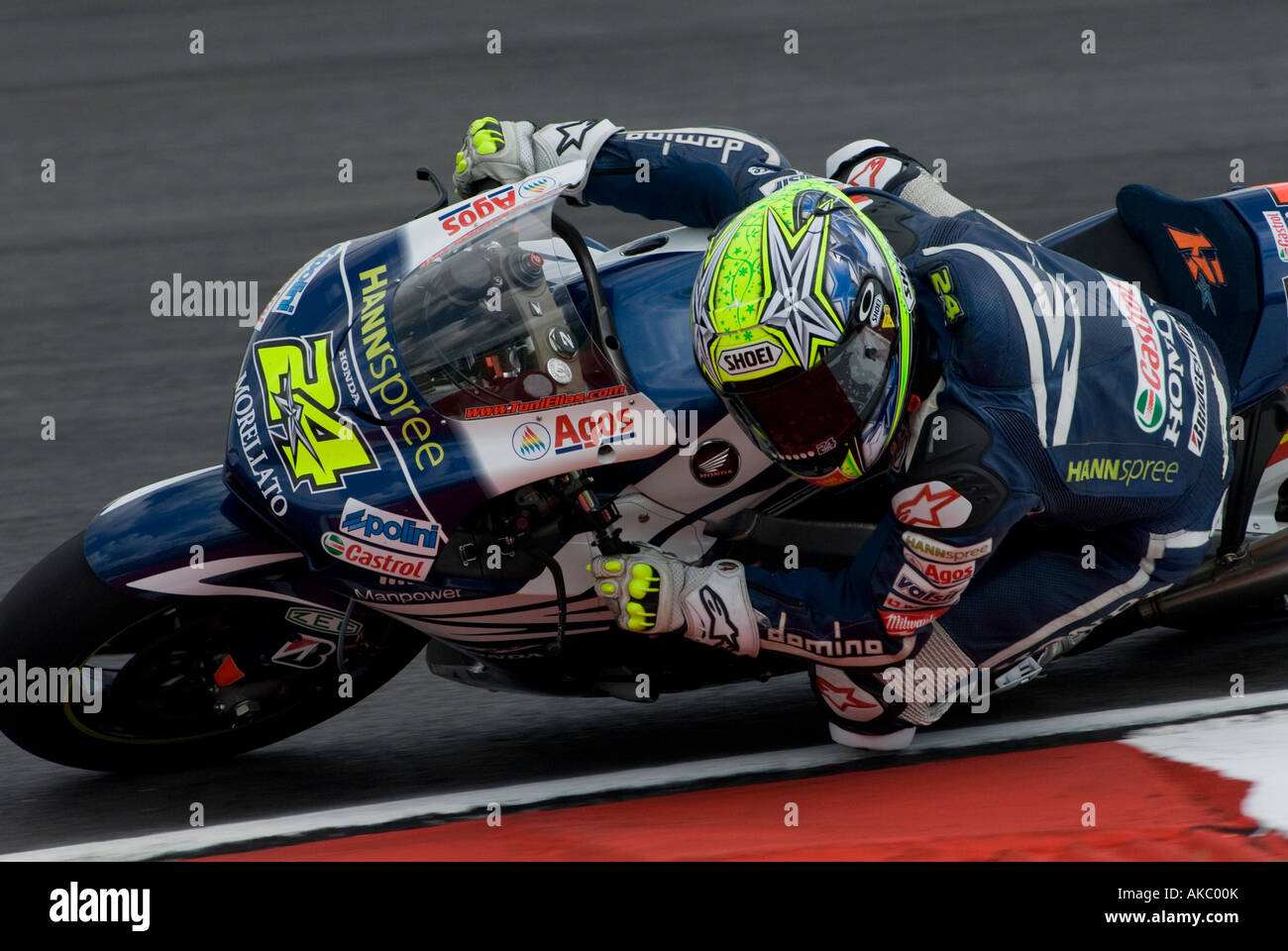 Toni Elias Honda Gresini at 2007 Polini Malaysian Motorcycle Grand Prix ...