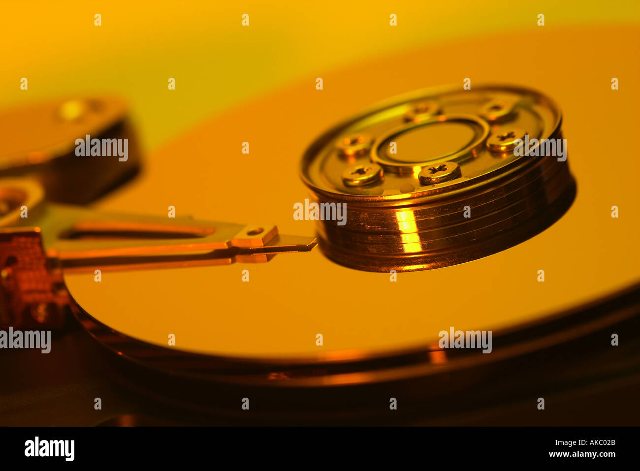 Hard Disk Platter Stock Photo - Alamy