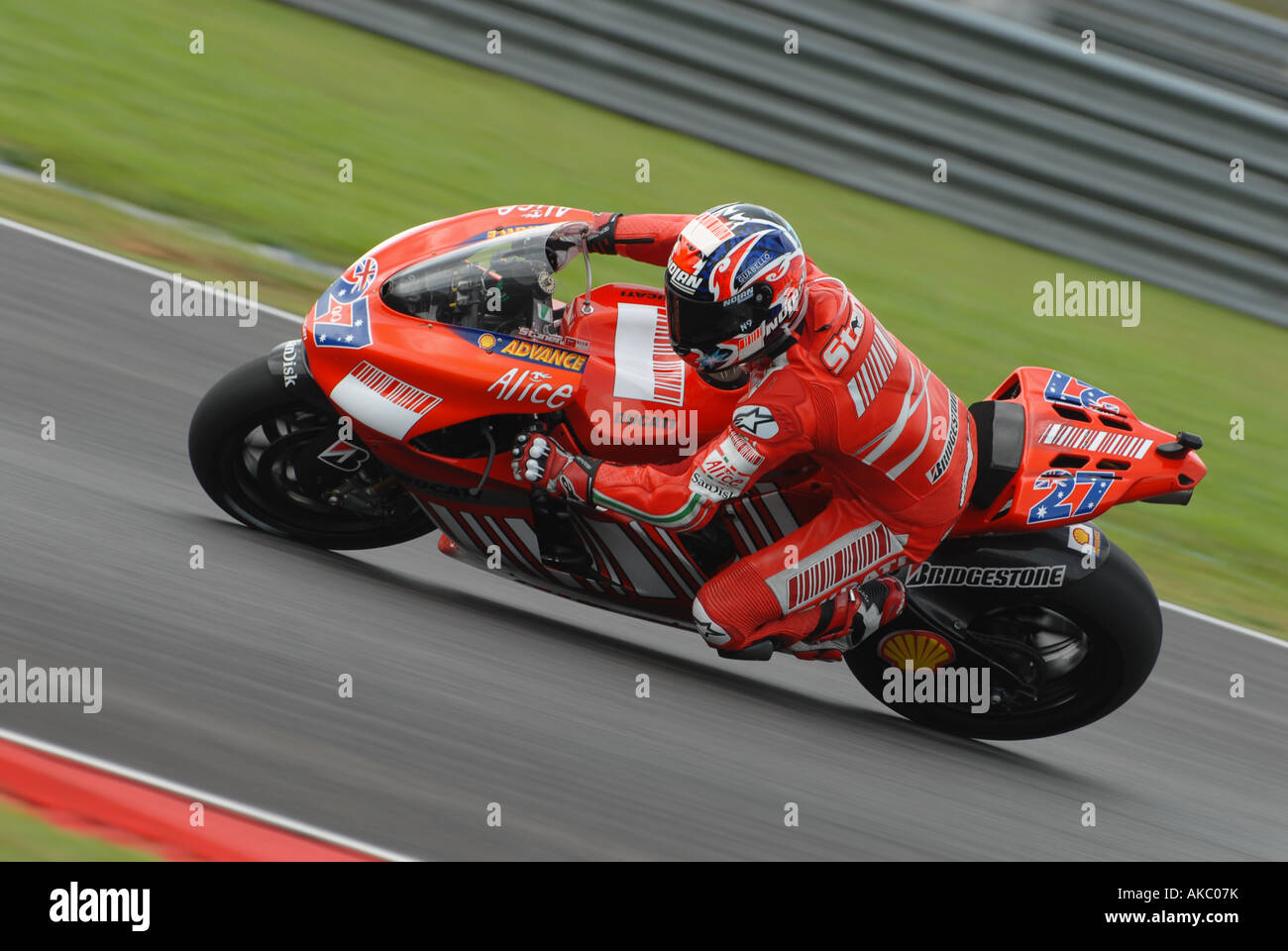 Australian Casey Stoner of Ducati Marlboro at Polini Malaysian ...