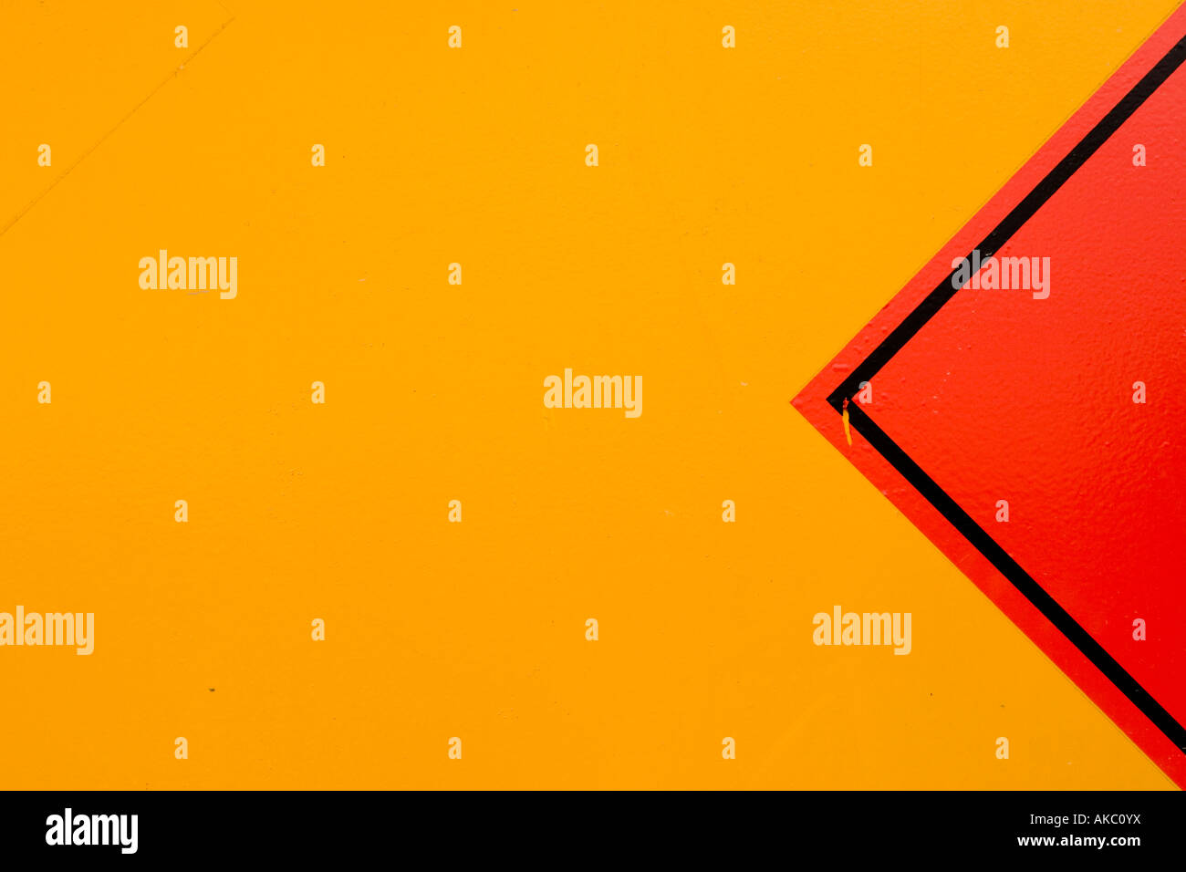 Red Triangle Abstract Stock Photo - Alamy