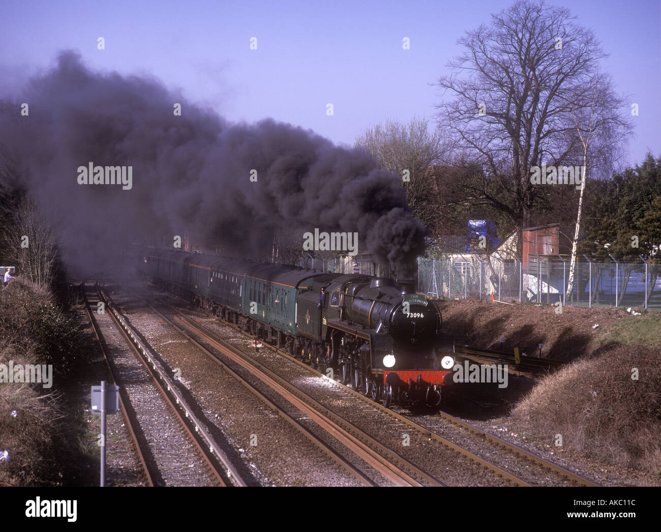 5MT steam locomotive number 73096 working the "Daylight Countryman ...