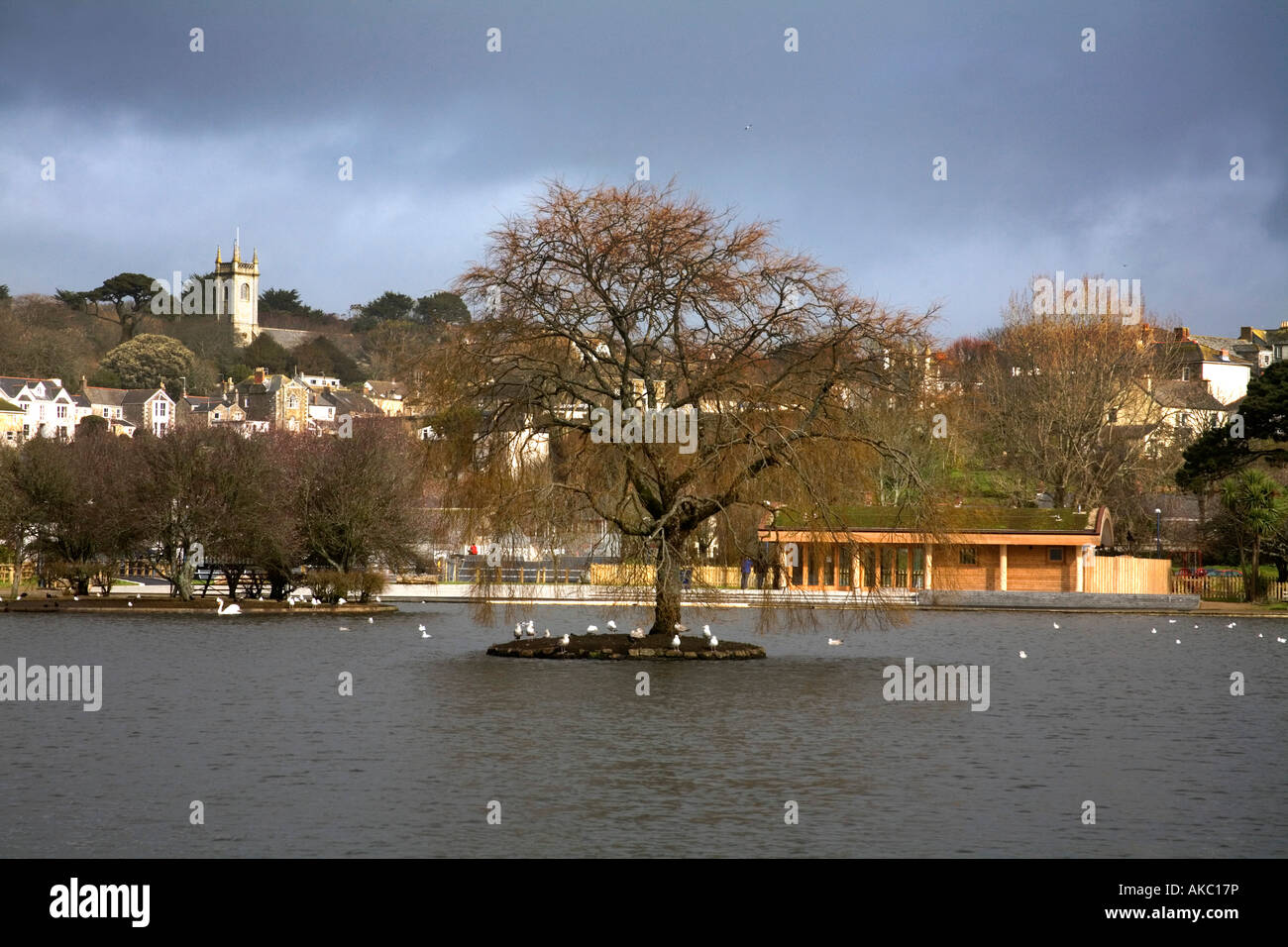 Helston boating lake hi-res stock photography and images - Alamy