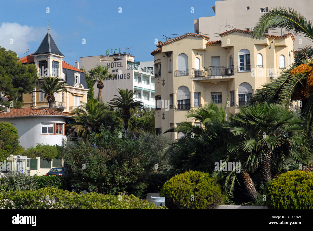 Town of Saint Raphael Provence region France Stock Photo - Alamy