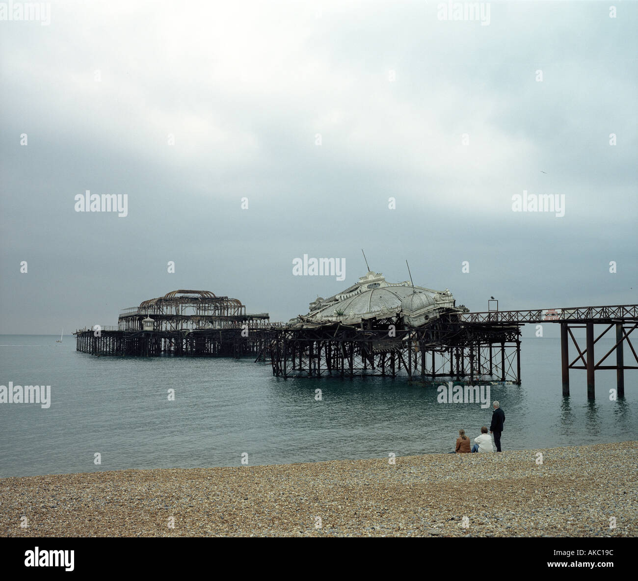 Burned out pier hi-res stock photography and images - Alamy