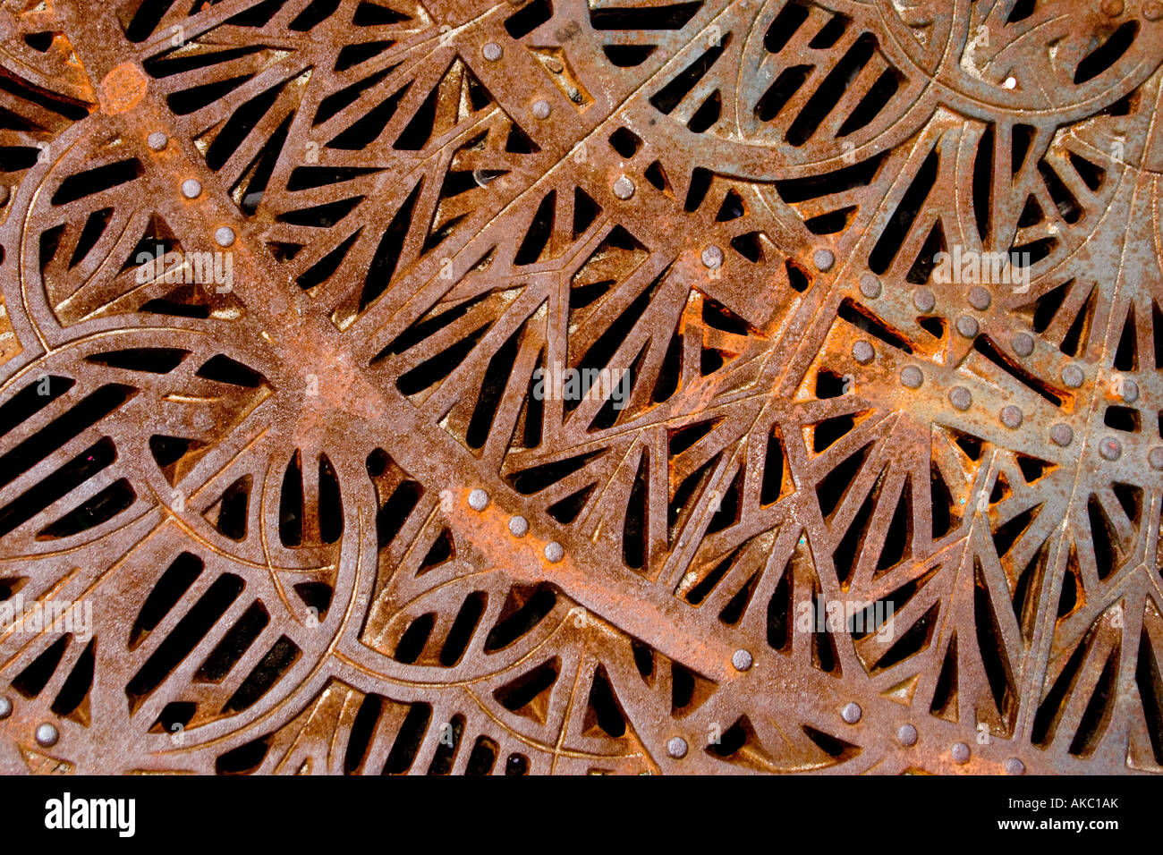 Tree Grate Abstract Stock Photo - Alamy