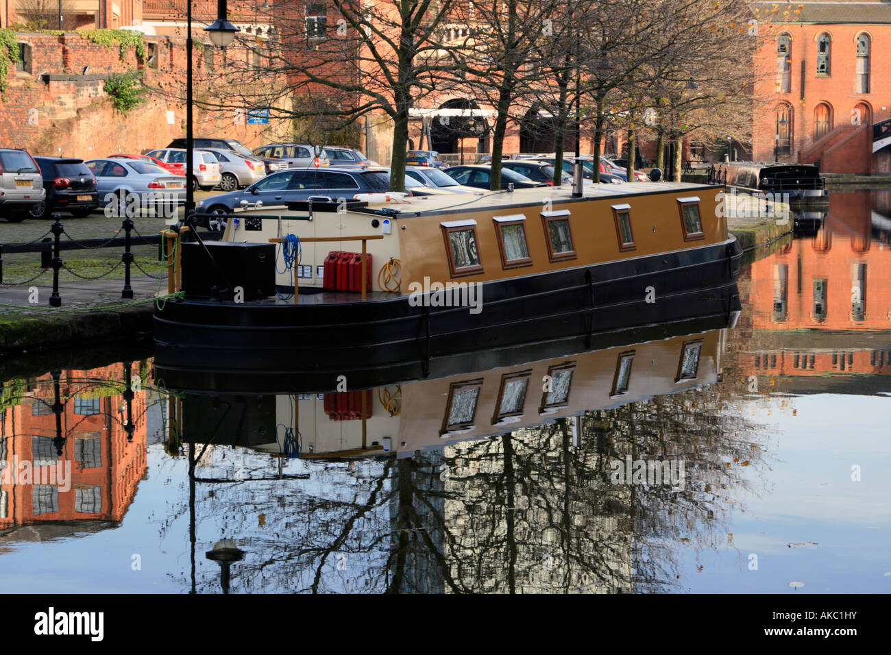 barge bridgewater canal castlefields manchester city centre midlands ...