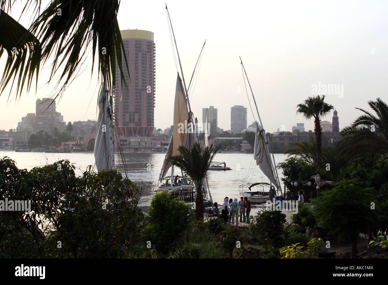Nile River , Cairo, egypt Stock Photo - Alamy