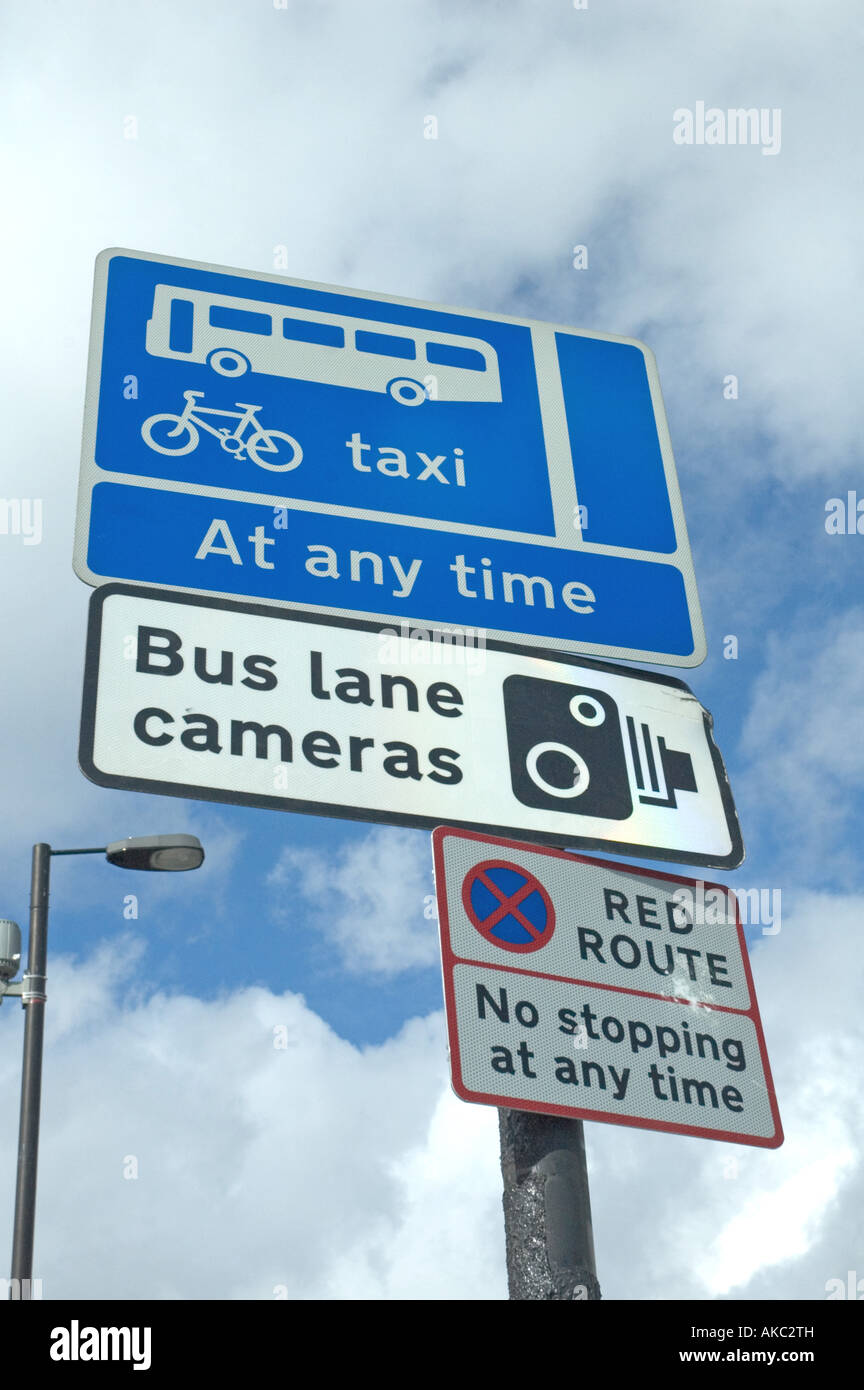 Traffic Signs London UK Stock Photo - Alamy
