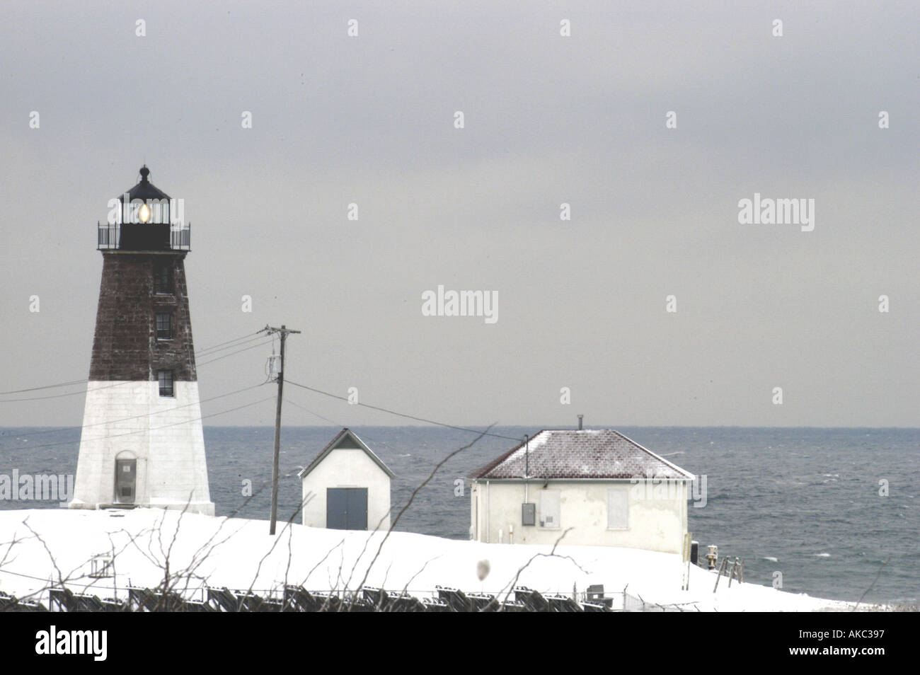 Pt judith lighthouse hi-res stock photography and images - Alamy