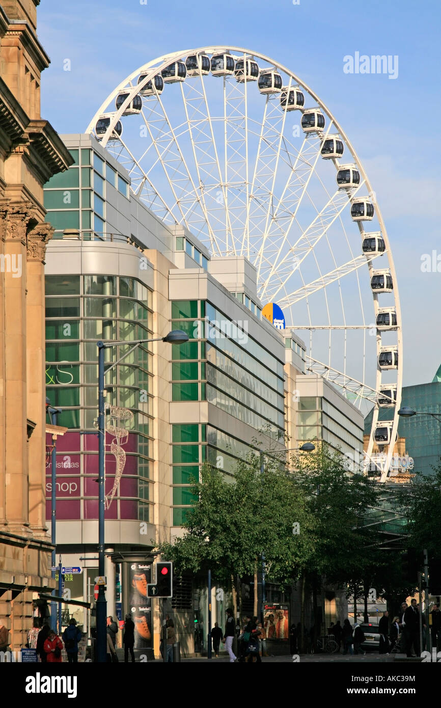 manchester wheel eye attraction ride manchester city centre midland ...