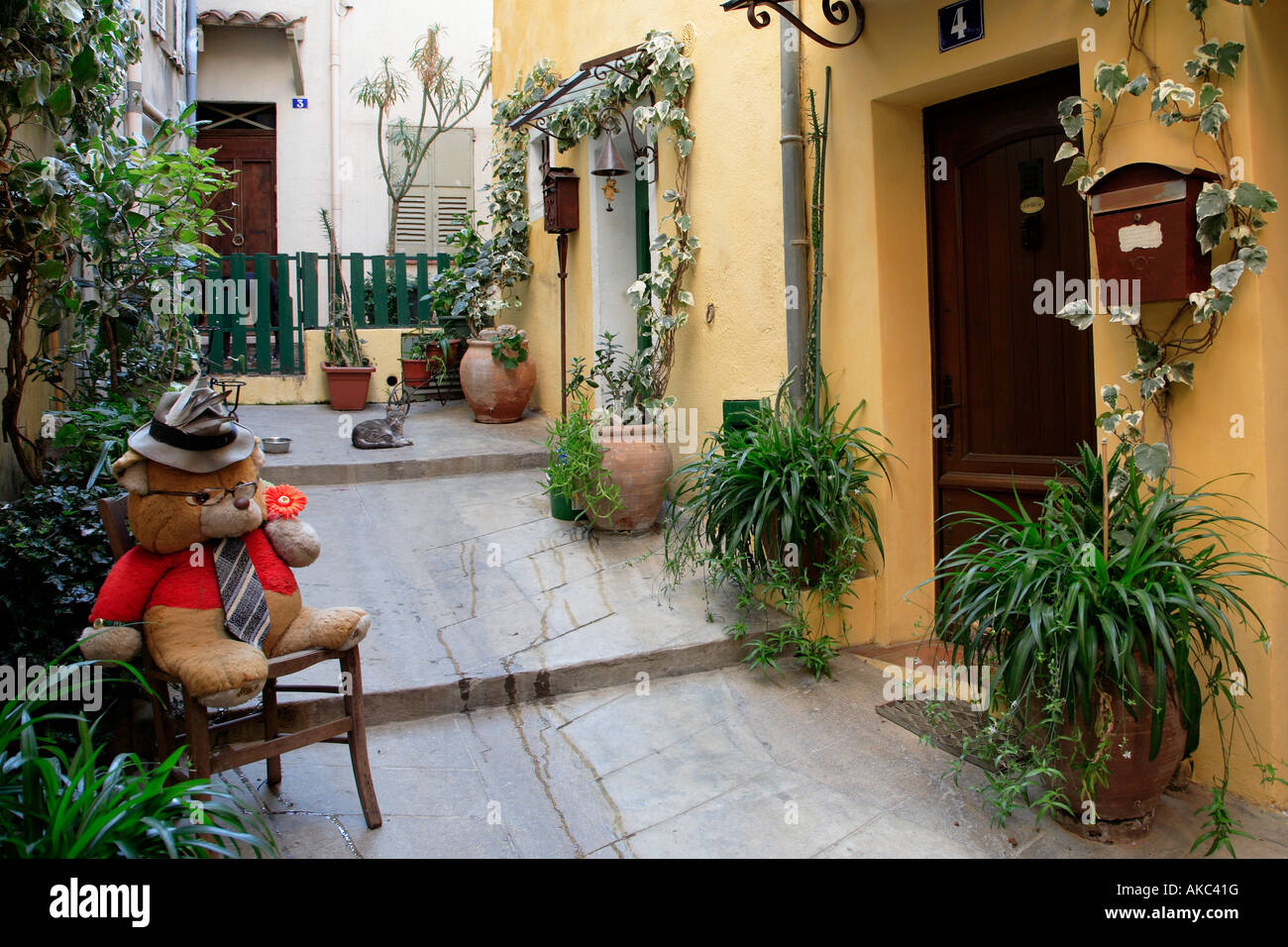 France Provence Grasse street scene Stock Photo - Alamy