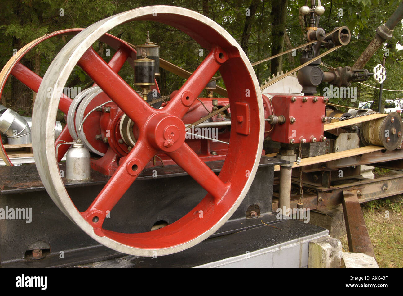 Steam engine flywheel hi-res stock photography and images - Alamy