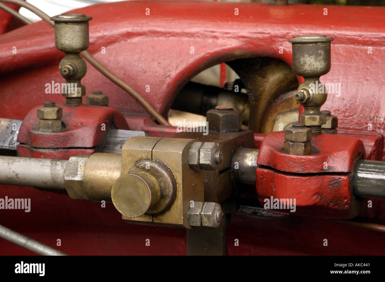 Steam engine parts Stock Photo - Alamy