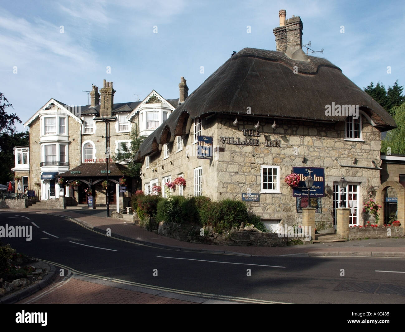 Shanklin Isle of Wight The Village Inn and a hotel Stock Photo - Alamy