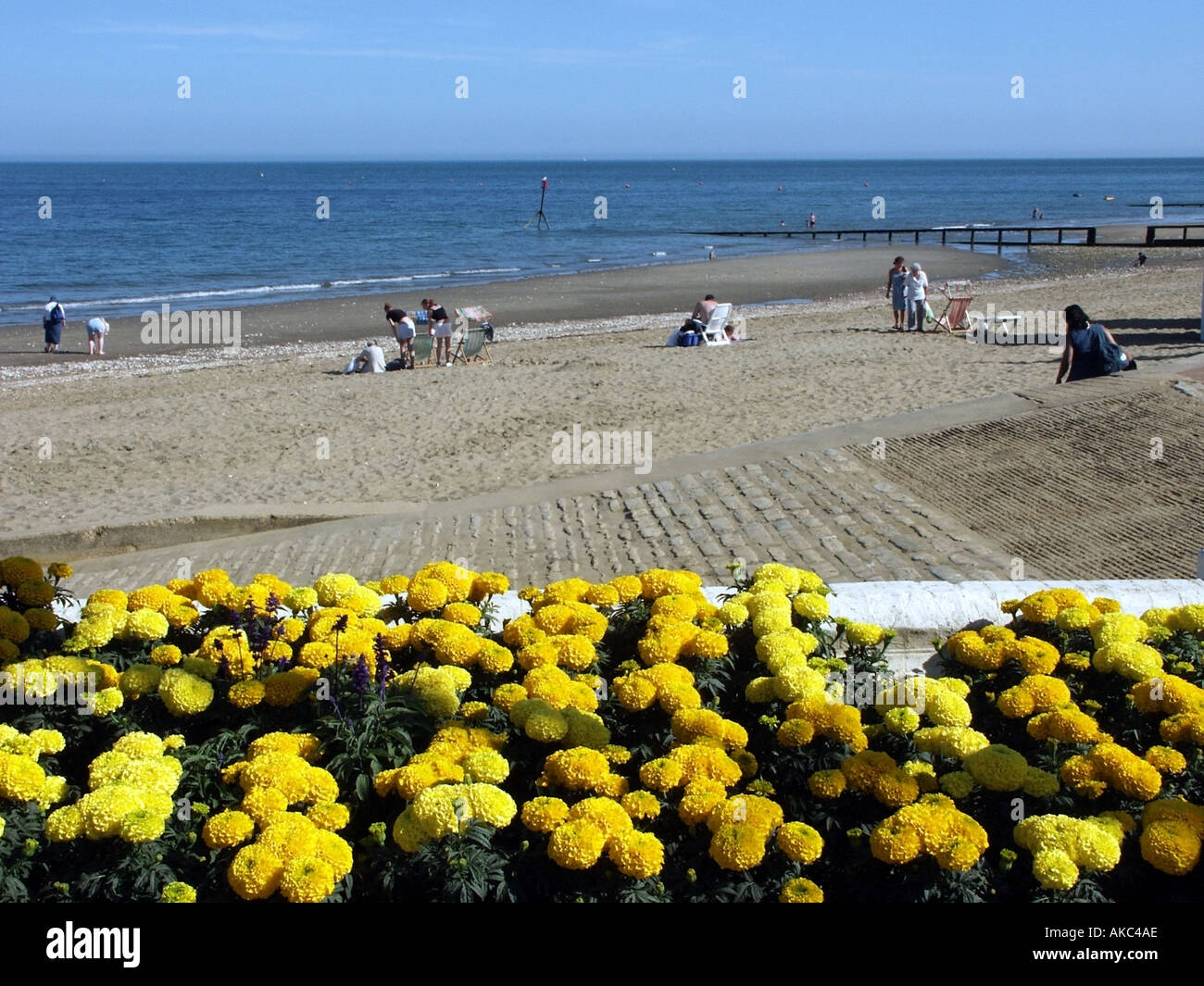 Shanklin beach seafront isle wight hi-res stock photography and images ...