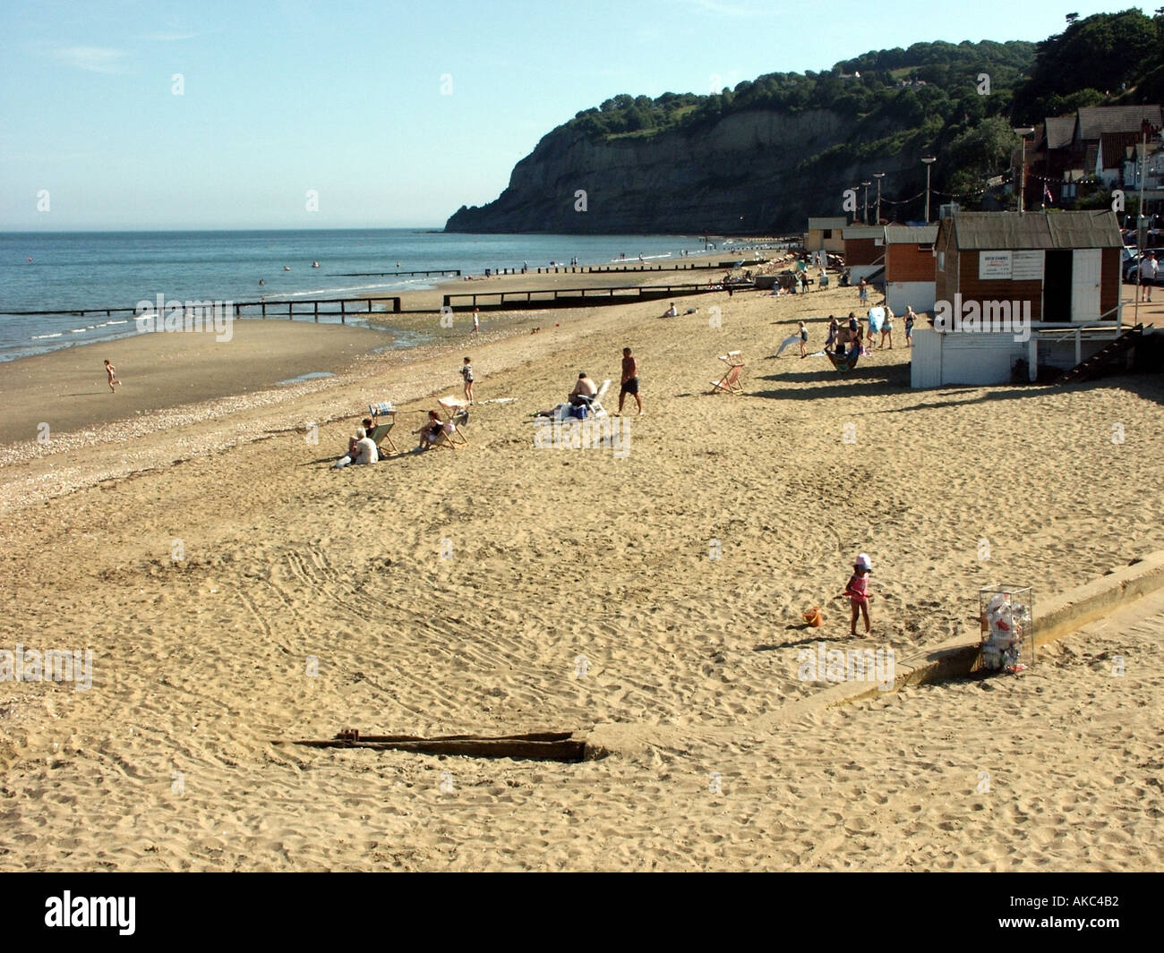 Shanklin beach seafront isle wight hi-res stock photography and images ...