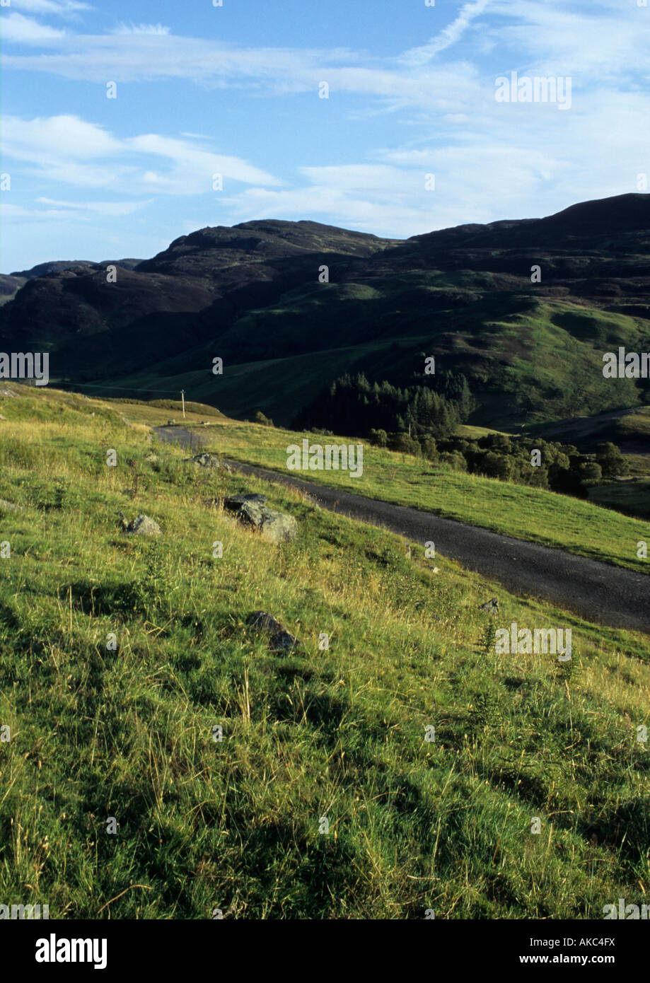 The Scottish Highlands In Perthshire Stock Photo - Alamy