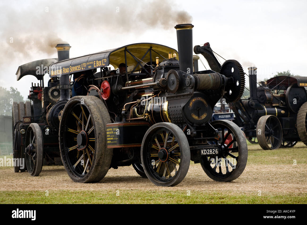 1928 Fowler 10nhp road locomotive and crane engine No. 7106, Duke of ...