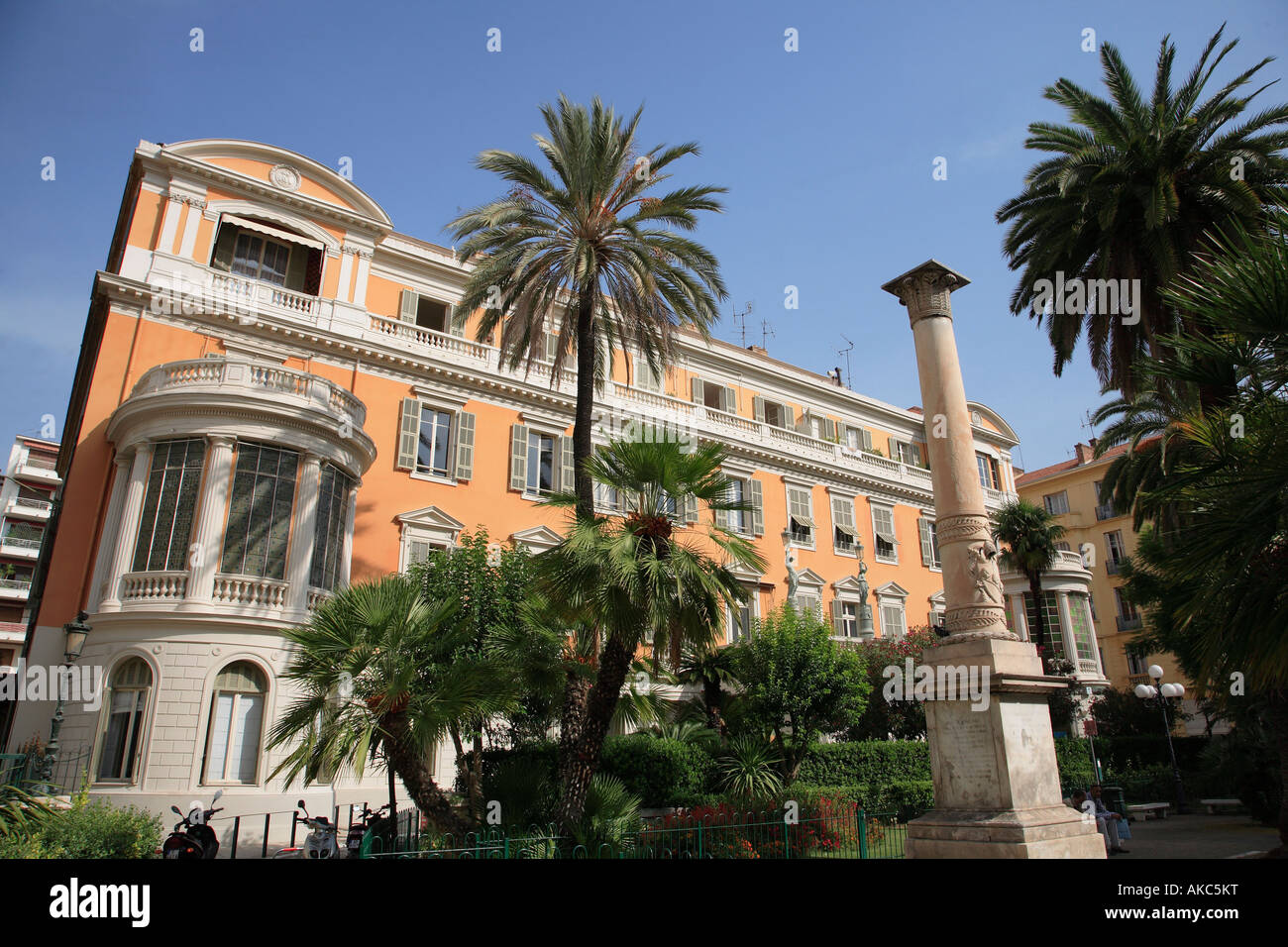France Provence Côte d Azur Nice Place de la Croix de Marbre Stock ...