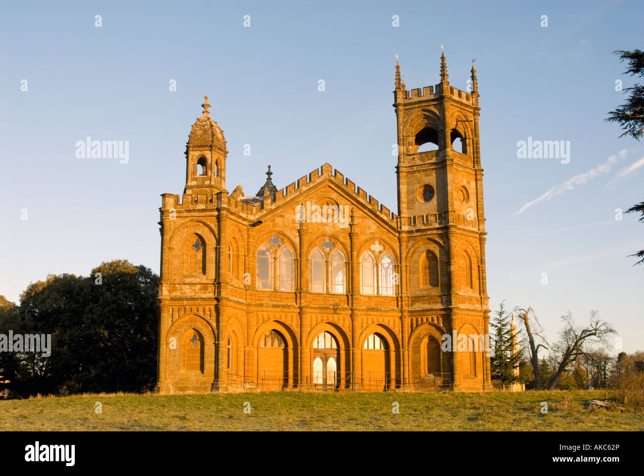 The Gothic Temple or Temple of Liberty, at Stowe Landscape Gardens ...