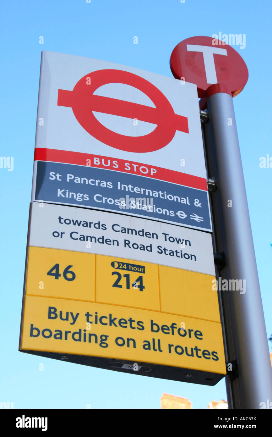 st pancras station international bus stop tfl london england uk gb ...