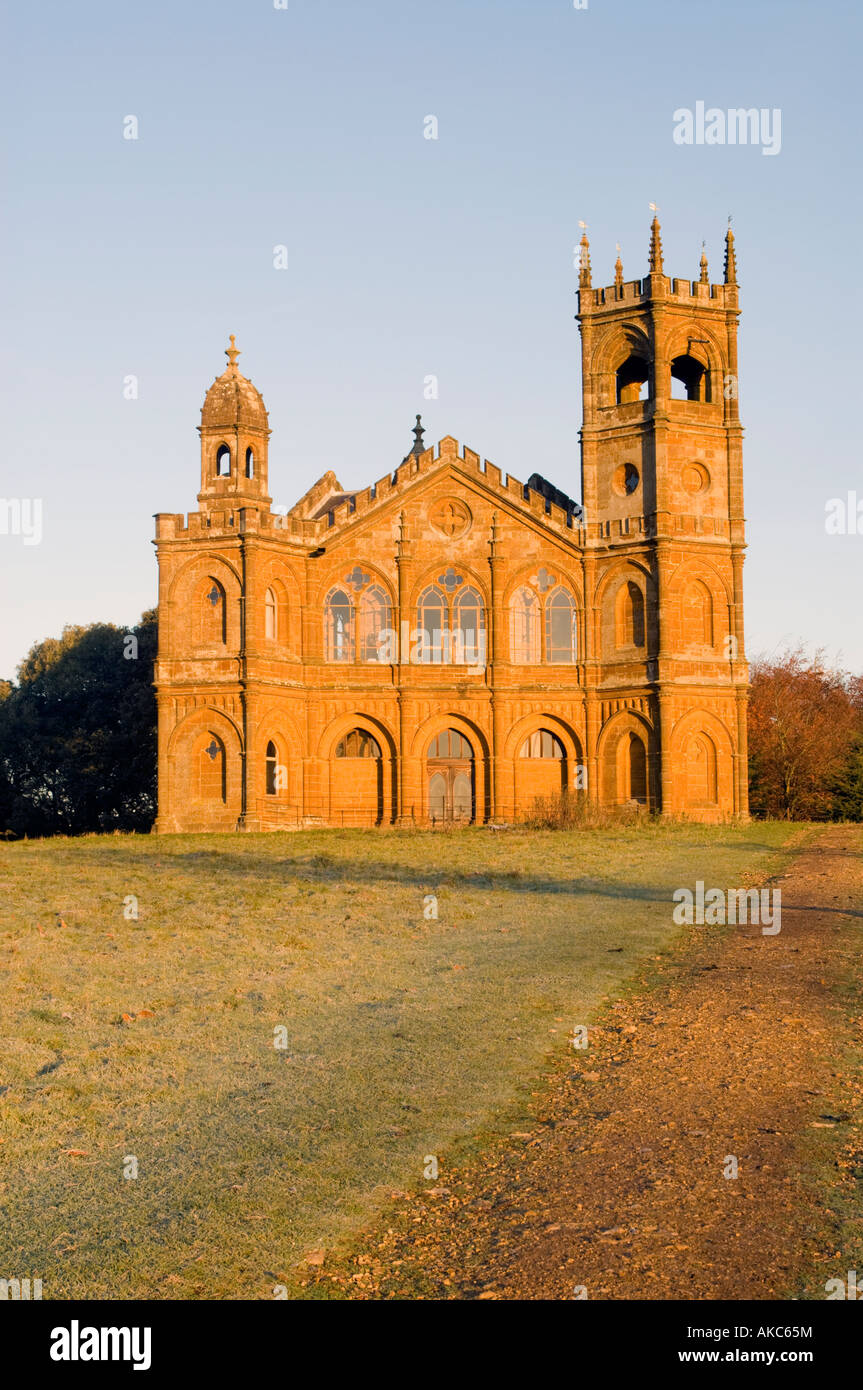The Gothic Temple or Temple of Liberty, at Stowe Landscape Gardens ...