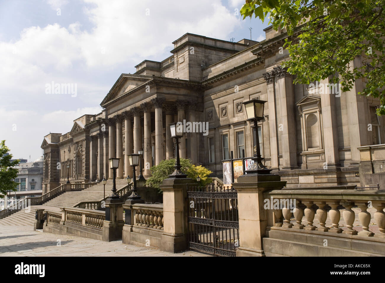 The World Museum on William Brown street, Liverpool, England Stock ...