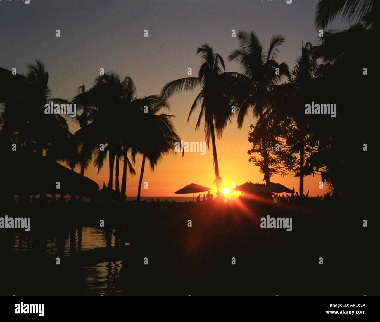 sunset mazatlan mexico Stock Photo - Alamy