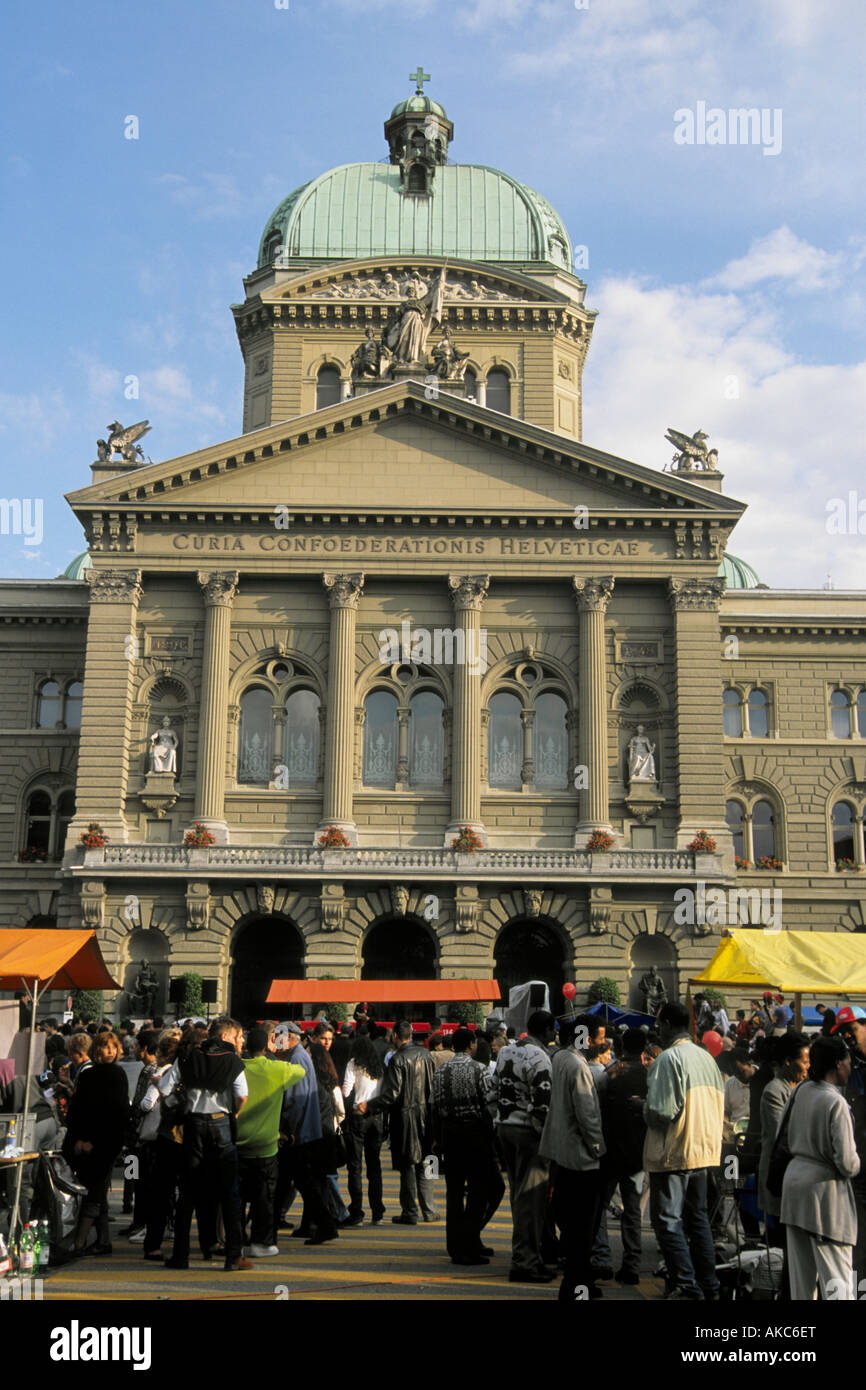 Switzerland Bern Federal Palace Stock Photo - Alamy
