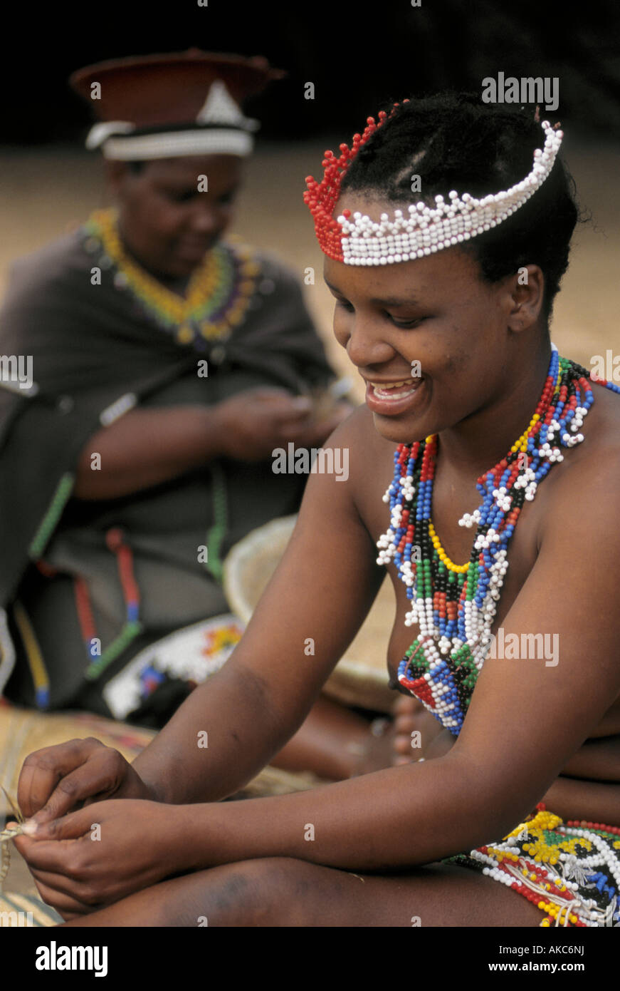 South Africa KwaZulu Natal Dumazulu village Zulu people Stock Photo - Alamy