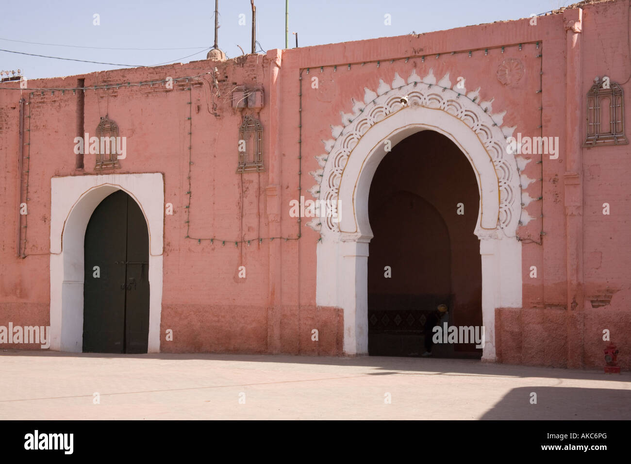 Arab archway Marrakesh, Morocco, Africa Stock Photo - Alamy