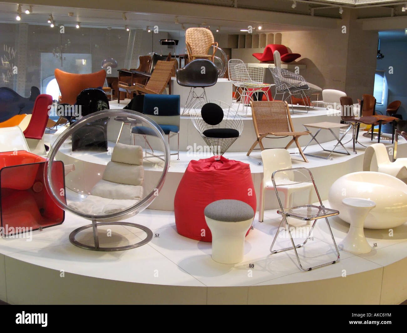 The Arts Decoratifs Museum Paris France Chairs and Armchair Stock Photo ...