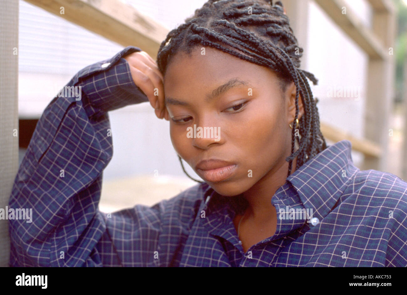 Thoughtful teen girl age 17 hi-res stock photography and images - Alamy