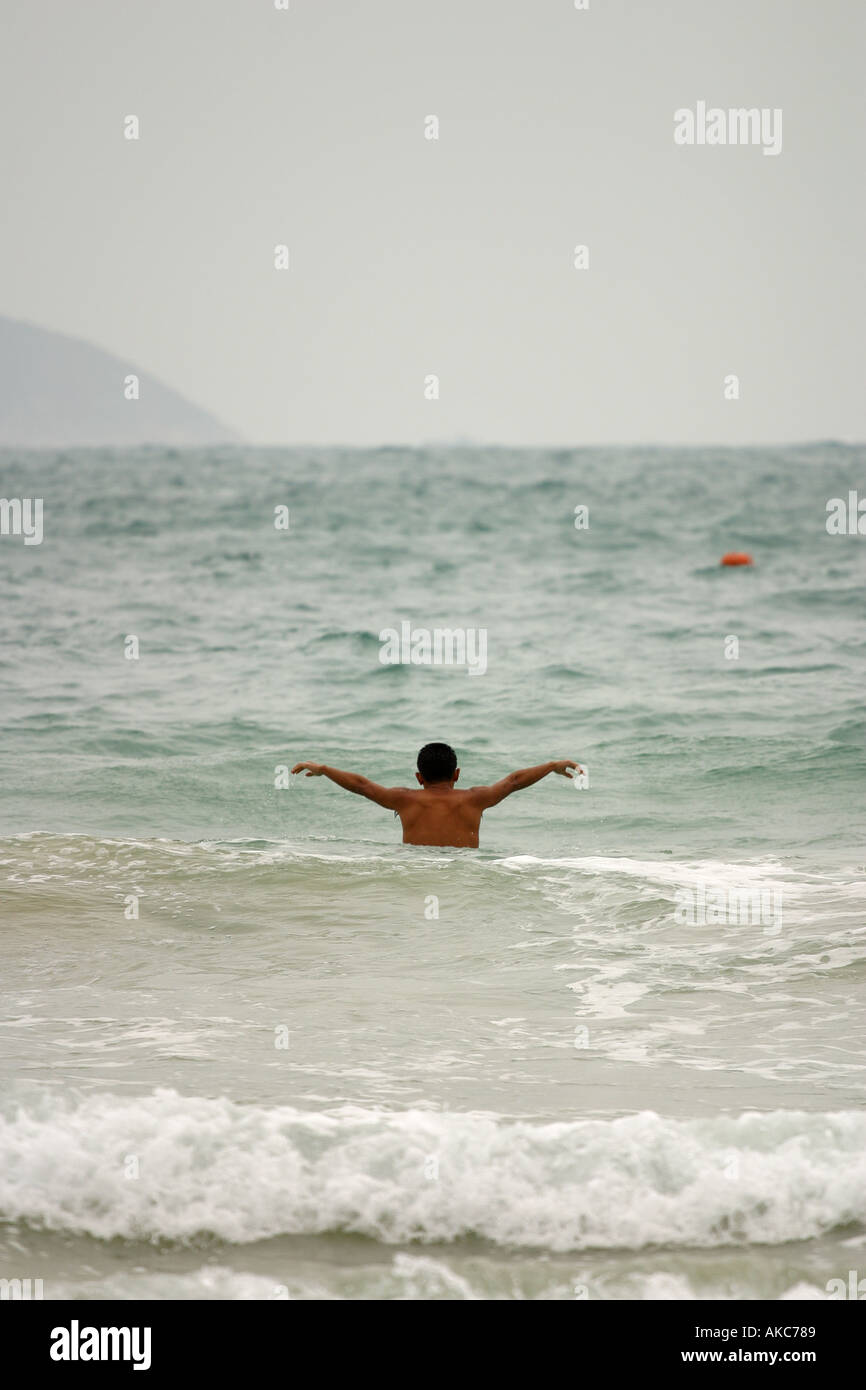 Surf Rider in fiji Stock Photo - Alamy