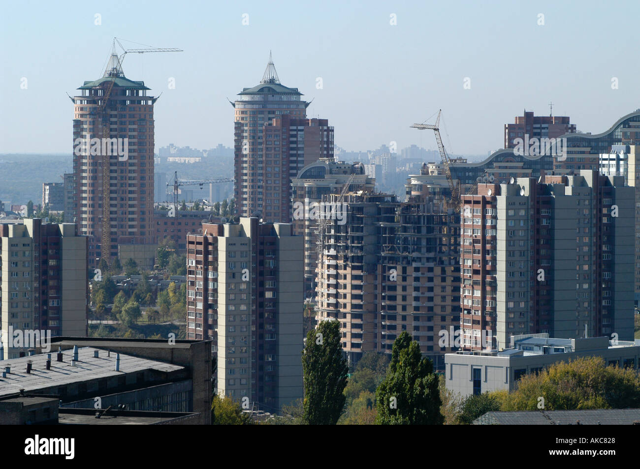 Kiev, view from cave monastery Stock Photo - Alamy