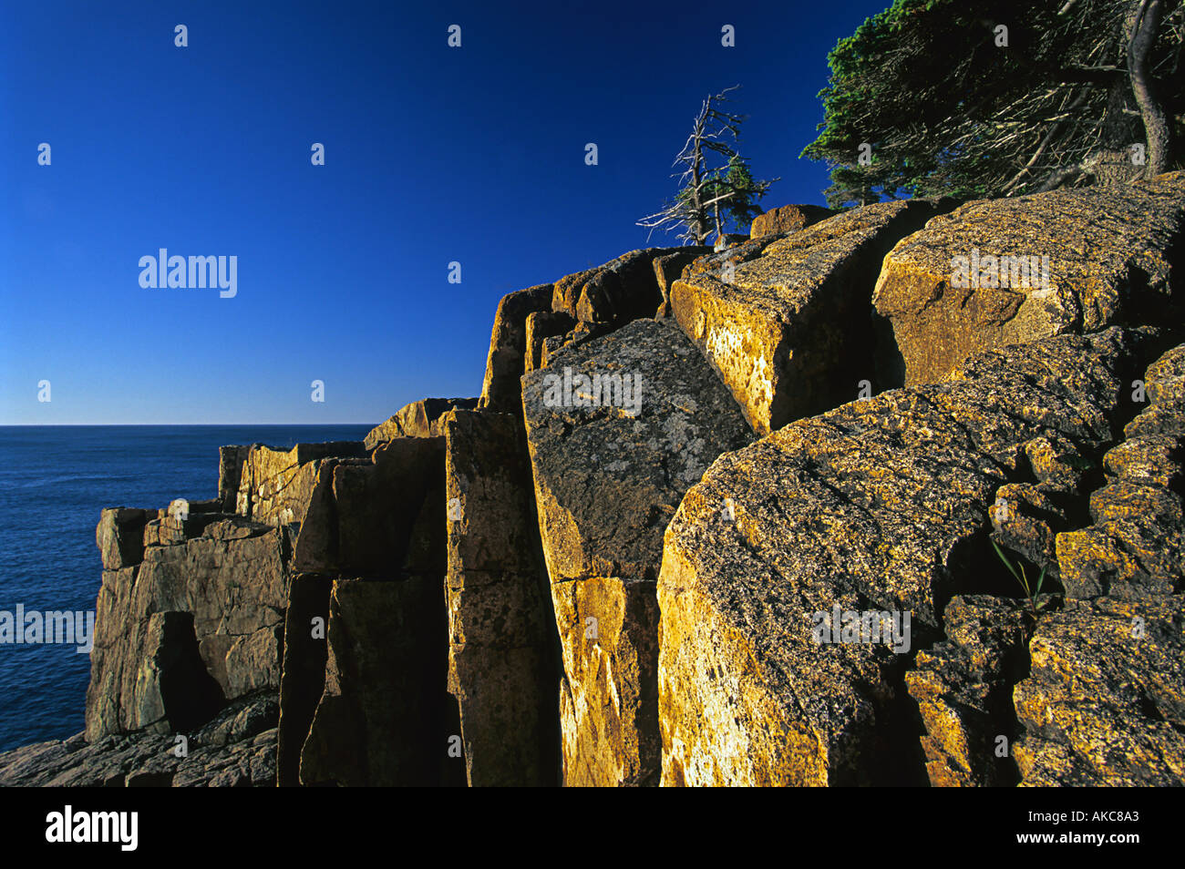 Acadia National Park, Mount Desert Island, Maine, United States Stock ...