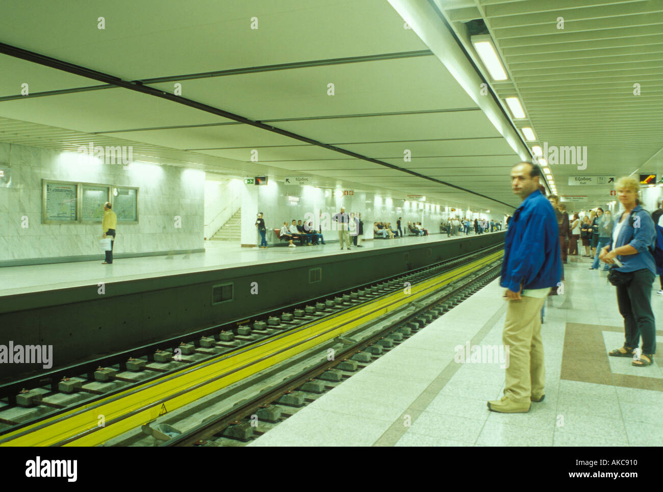 Train athens scenery hi-res stock photography and images - Alamy