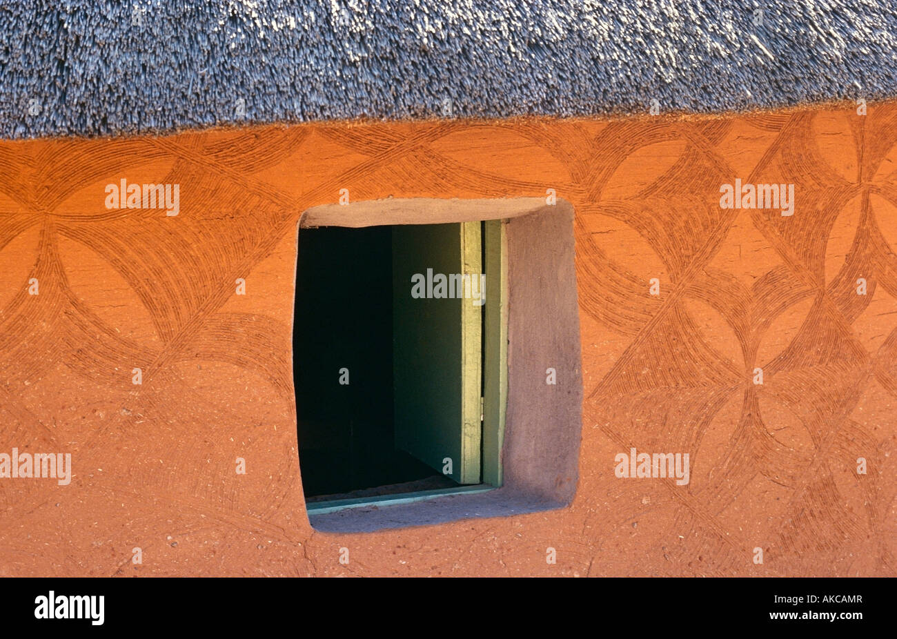 Basotho Hut detail, Orange Free State, South Africa Stock Photo - Alamy