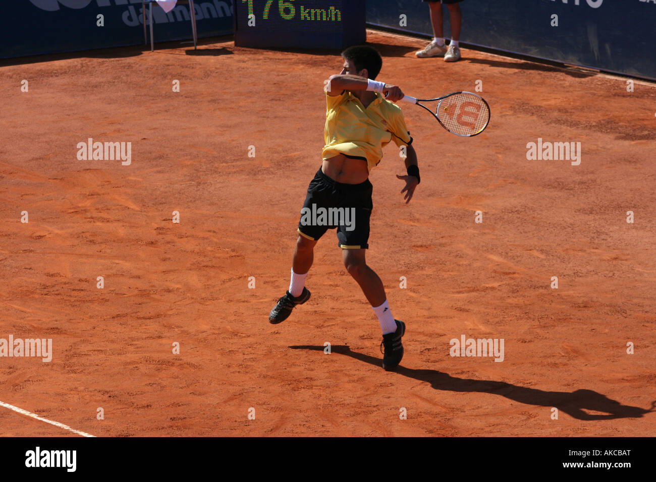 Estoril Open 2007 - Men's final - Novak Djokovic vs Richard Gasquet ...