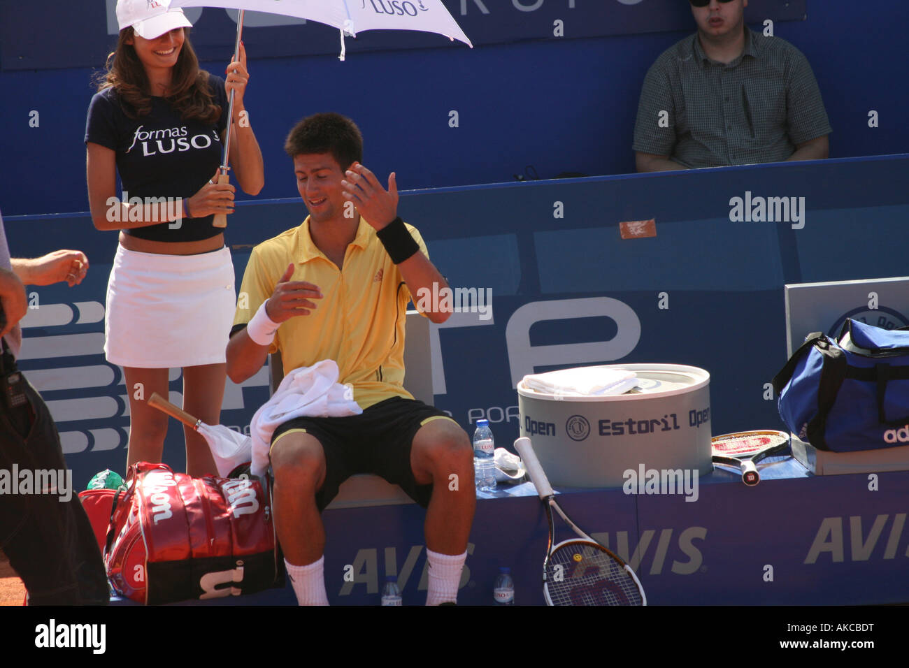 Estoril Open 2007 - Men's final - Novak Djokovic vs Richard Gasquet ...