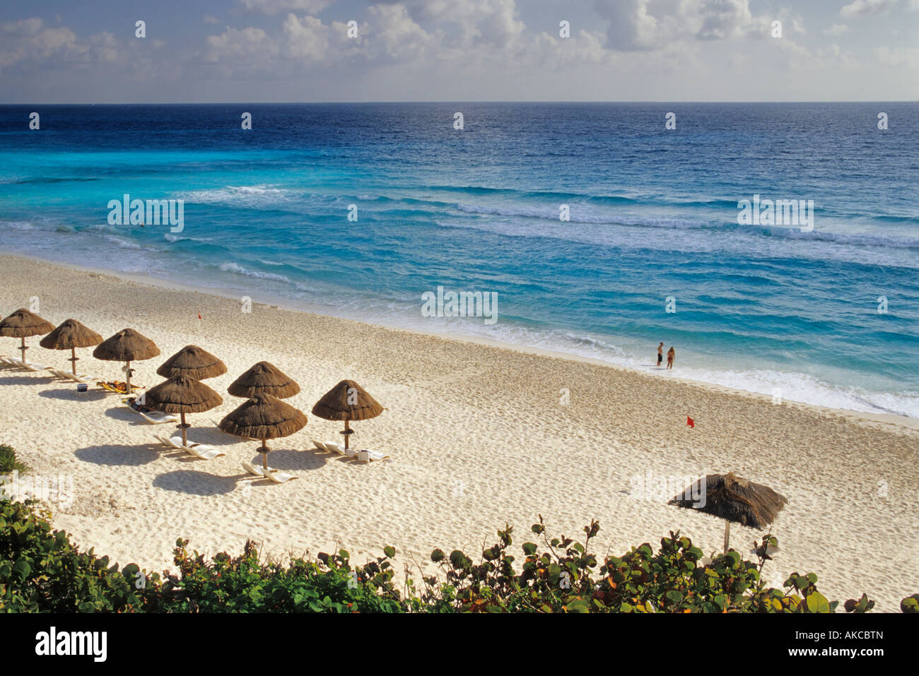 Playa Marlin Caribbean Sea beach at Sheraton Hotel at Zona Hotelera ...