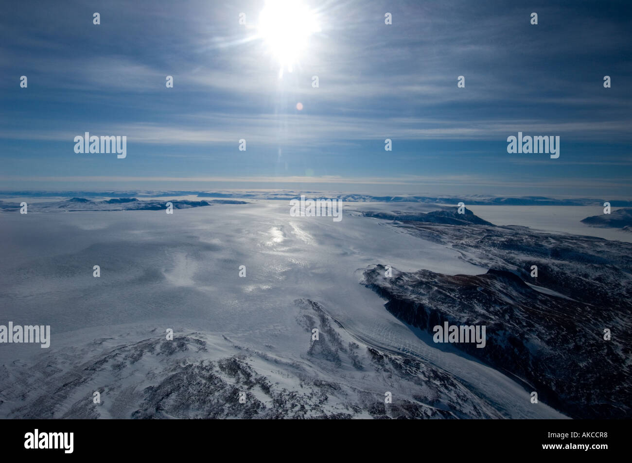 Greenland ice cap aerial hi-res stock photography and images - Alamy