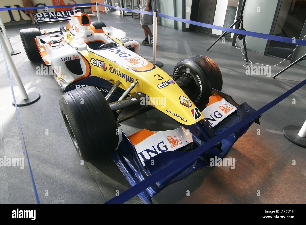 ING Renault Formula 1 in ING Building in Budapest, Hungary Stock Photo ...