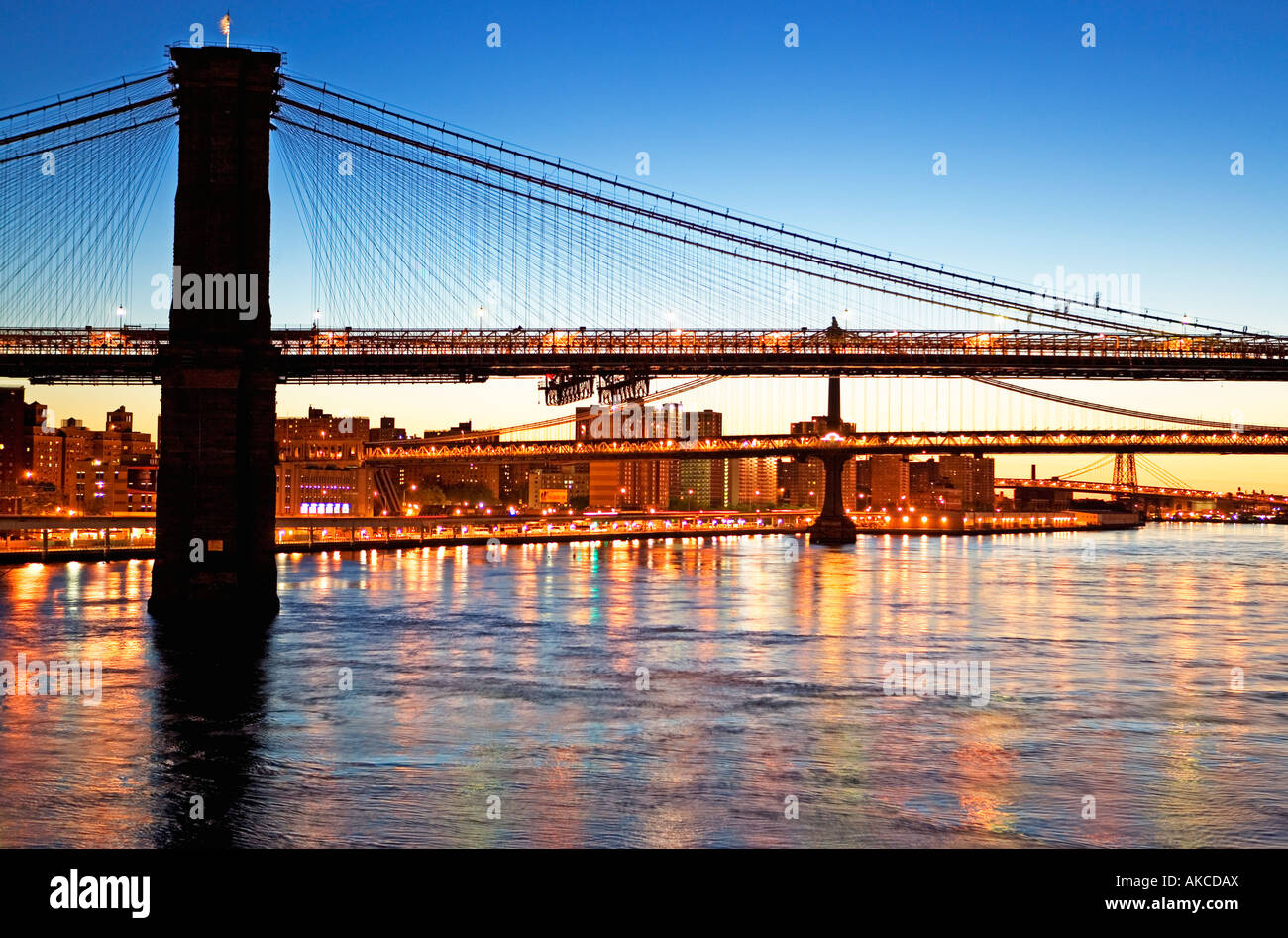 BROOKLYN AND MANHATTAN BRIDGES, BROOKLYN BRIDGE, MANHATTAN BRIDGE ...