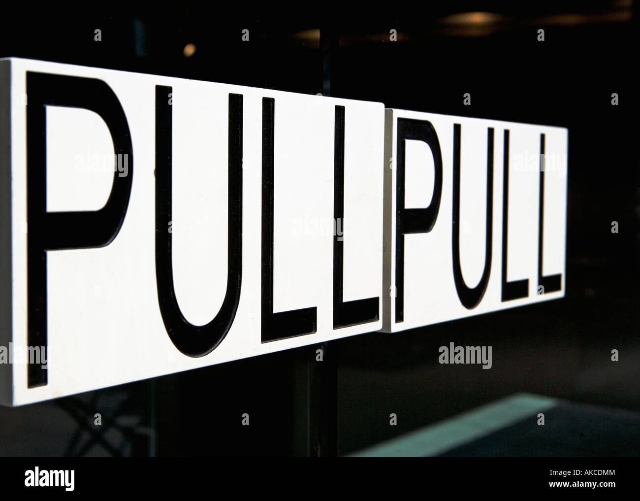 pull, door, open, glass, sign, information, advertisement, text ...