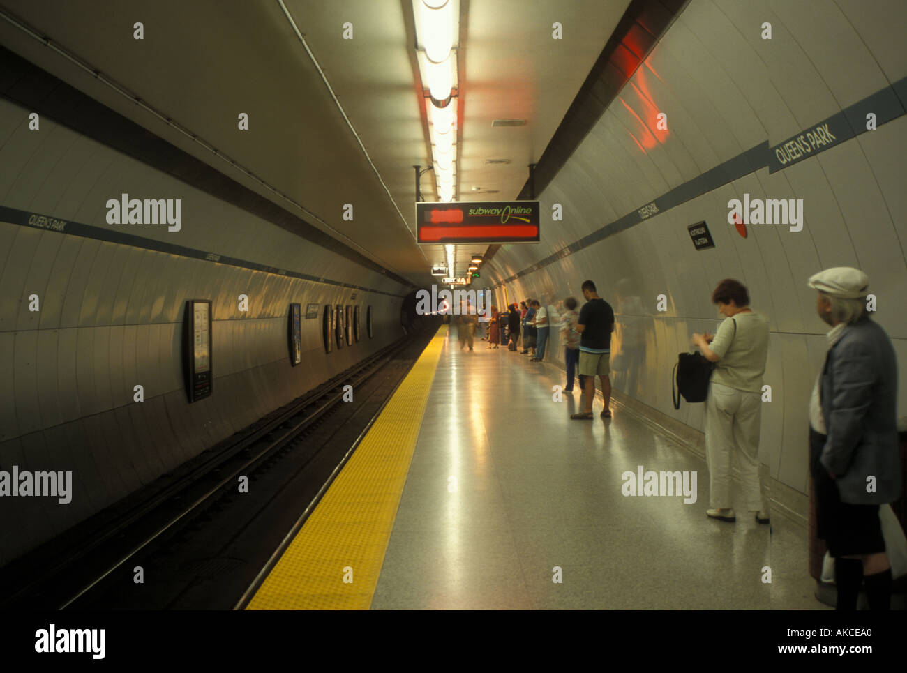 Toronto subway interior hi-res stock photography and images - Alamy