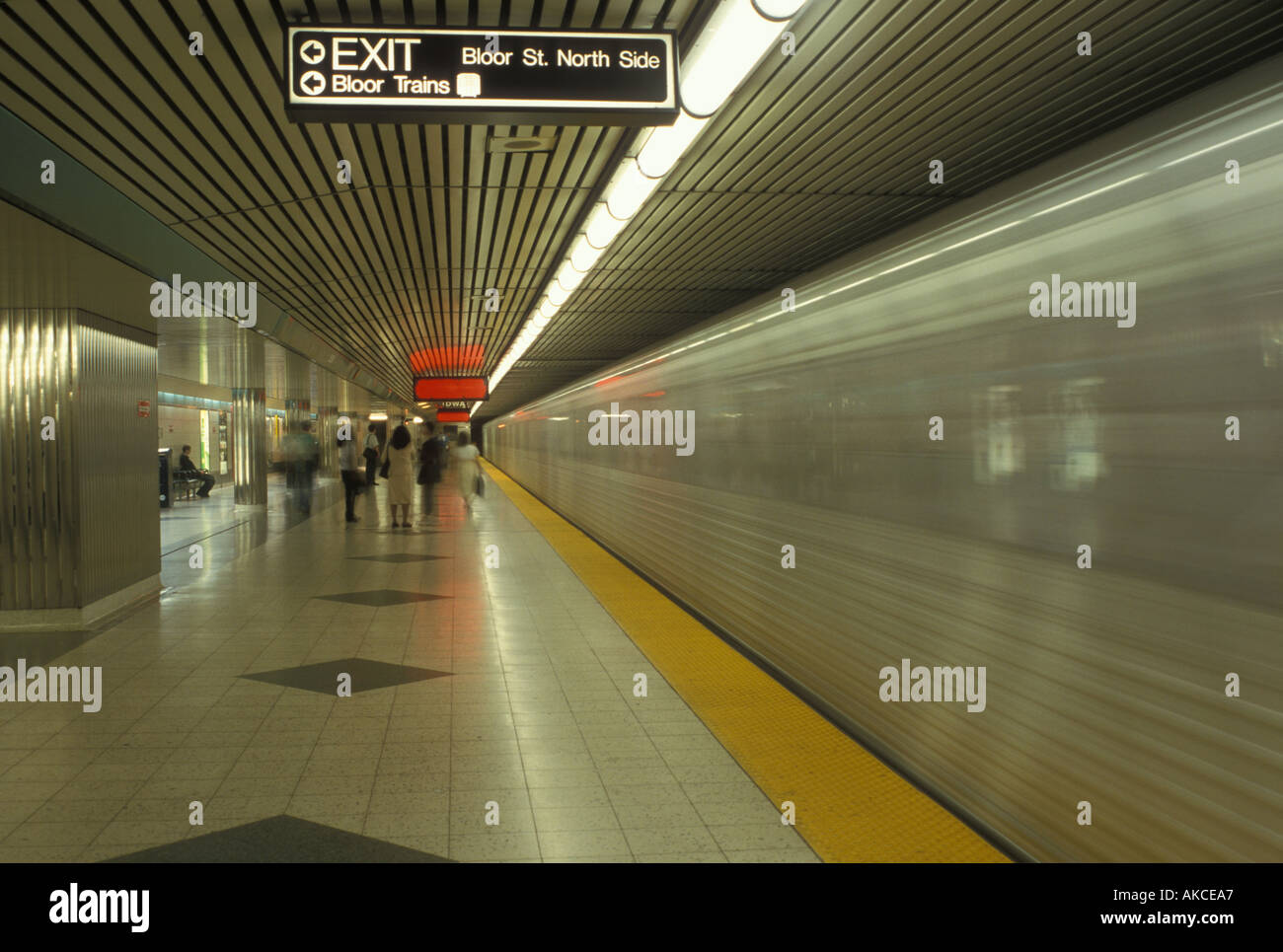 Inside toronto subway train hi-res stock photography and images - Alamy