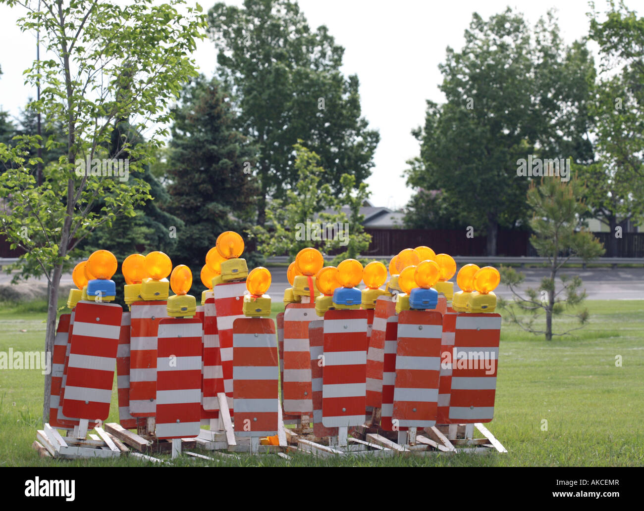 Traffic barriers hi-res stock photography and images - Alamy