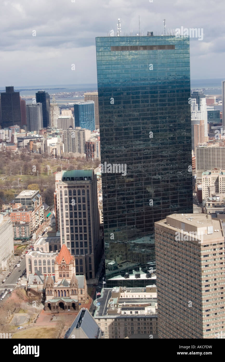 Glass windows john hancock tower hi-res stock photography and images ...