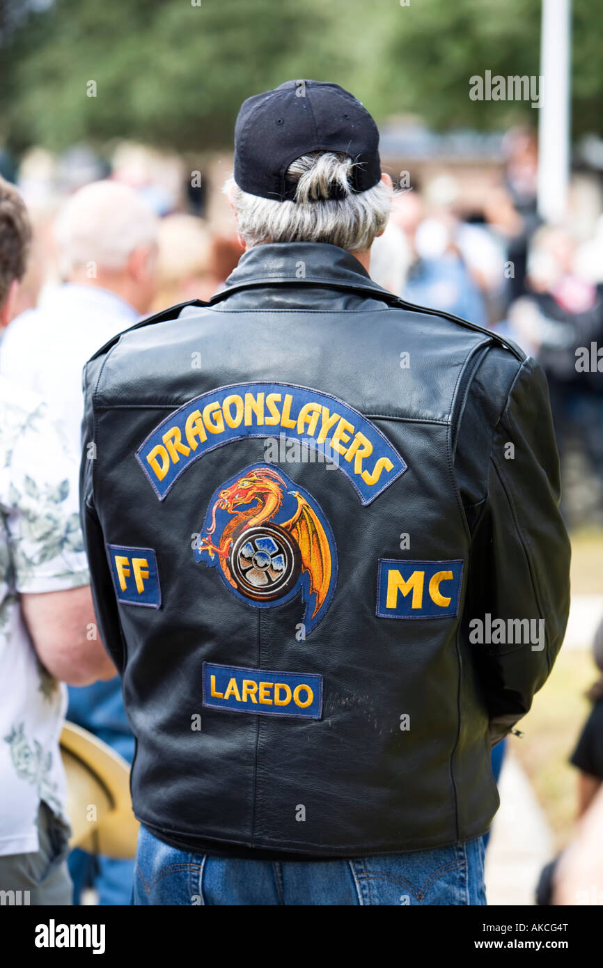 Motorcycle club Dragonslayers Stock Photo - Alamy